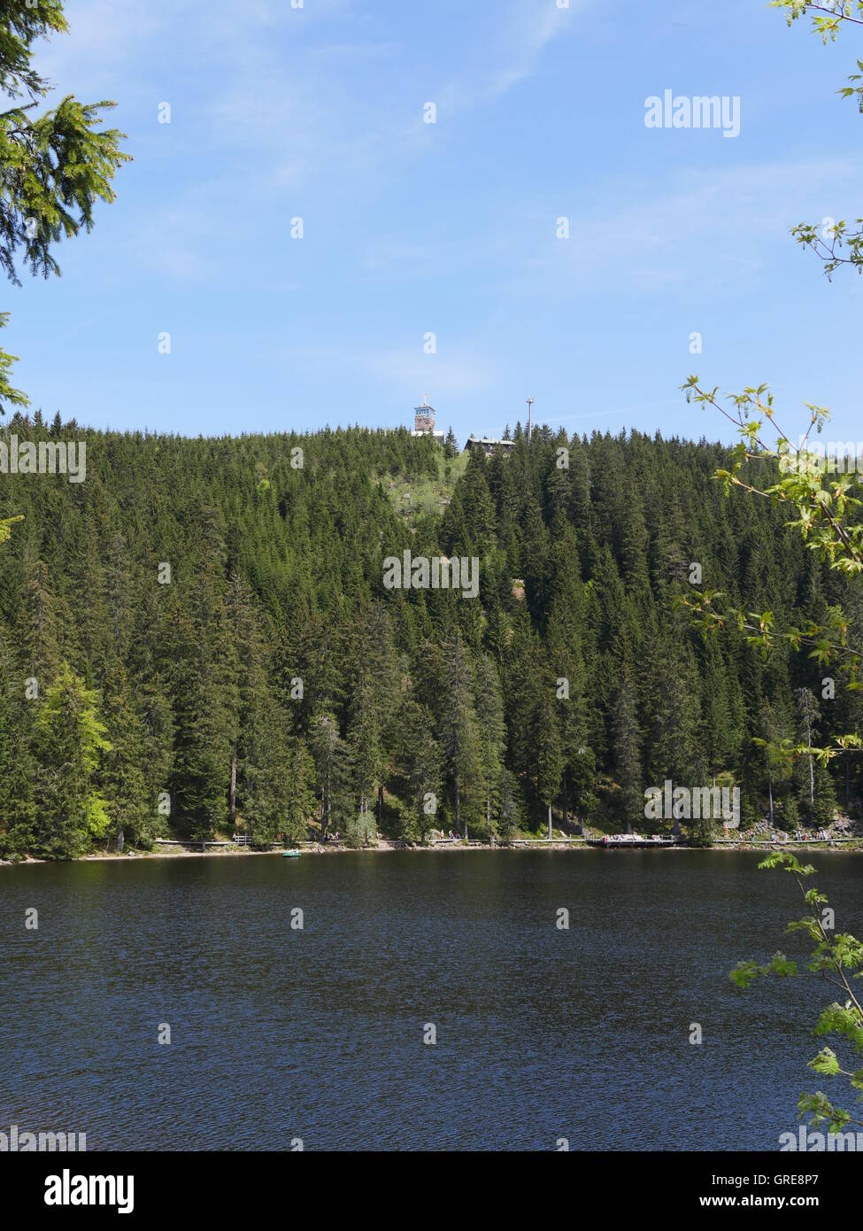 Mummelsee In The Black Forest Stock Photo - Alamy