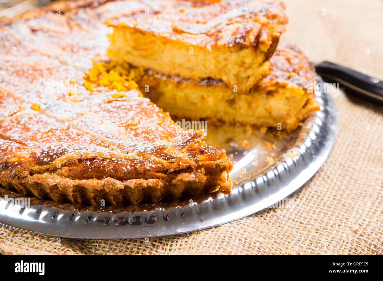Pastiera italian neapolitan cake naples hi-res stock photography and ...