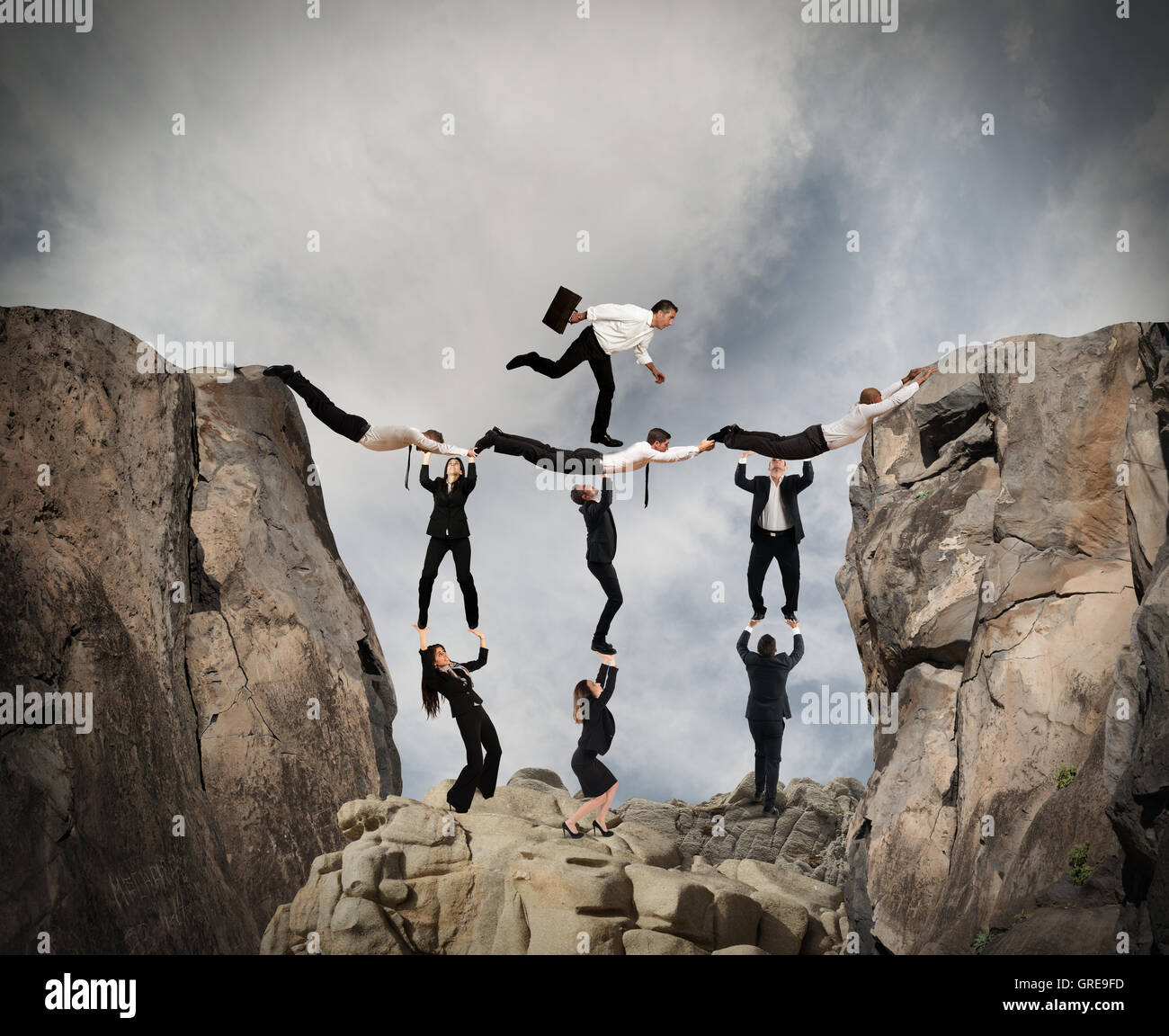 Teamwork run hi-res stock photography and images - Alamy