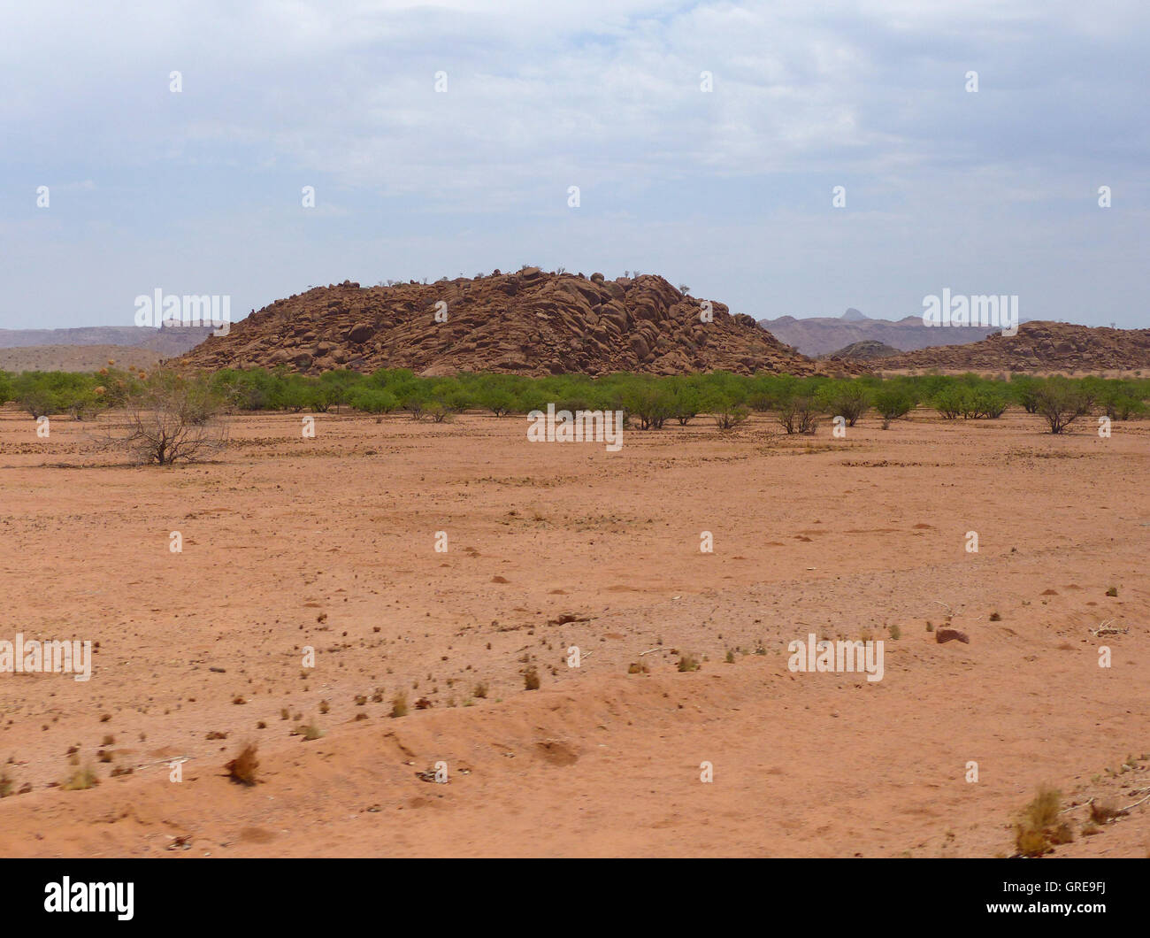Desert Landscape In Namibia Stock Photo - Alamy
