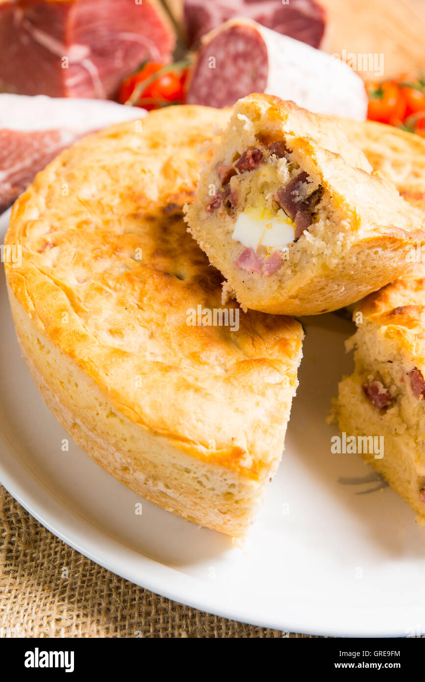 Neapolitan Pastiera made with the classic recipe Stock Photo - Alamy