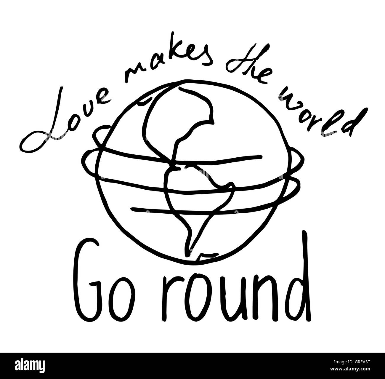 Spinning globe Black and White Stock Photos & Images - Alamy