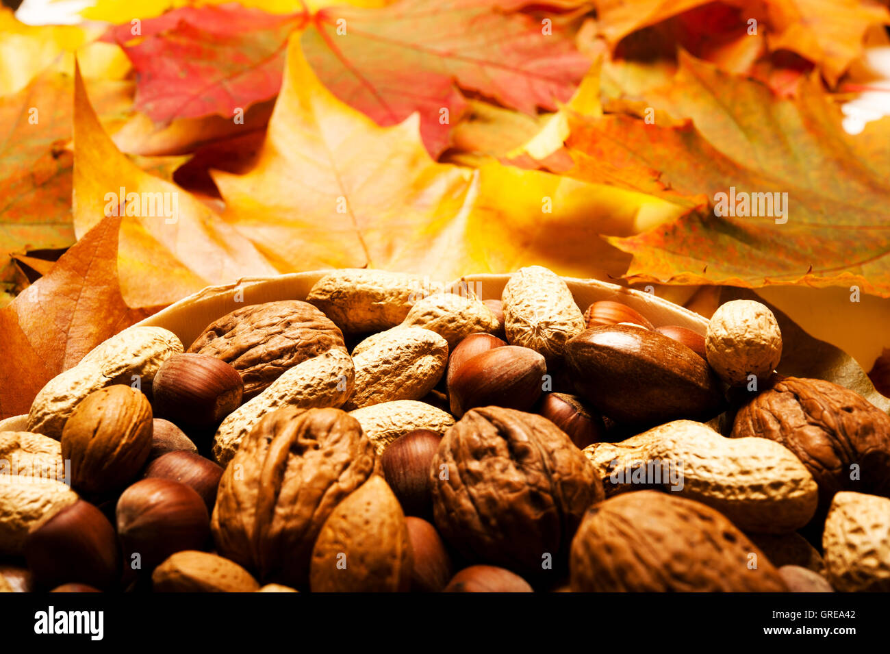 variety of nuts Stock Photo - Alamy