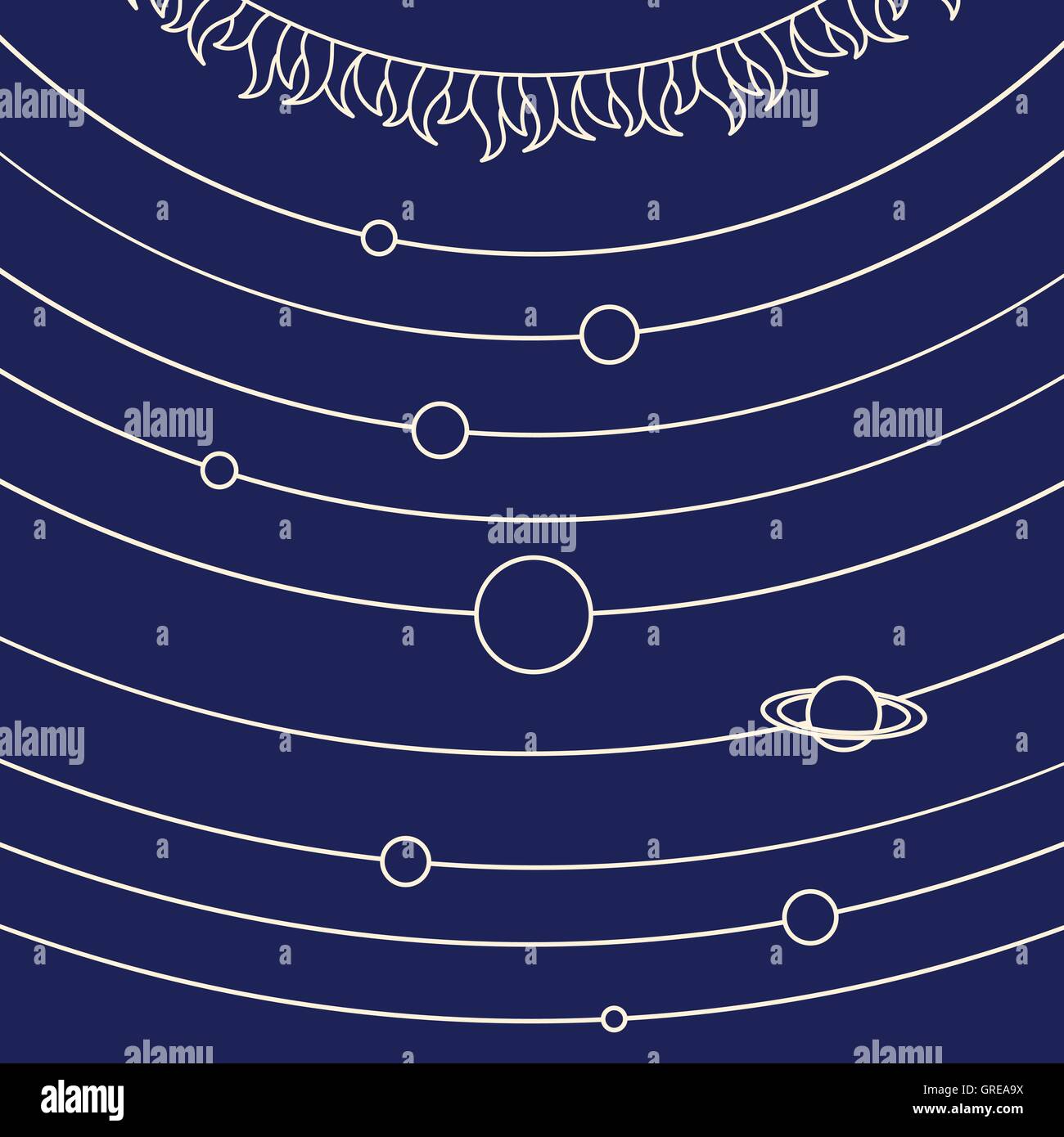 Solar System Stock Vector Images - Alamy