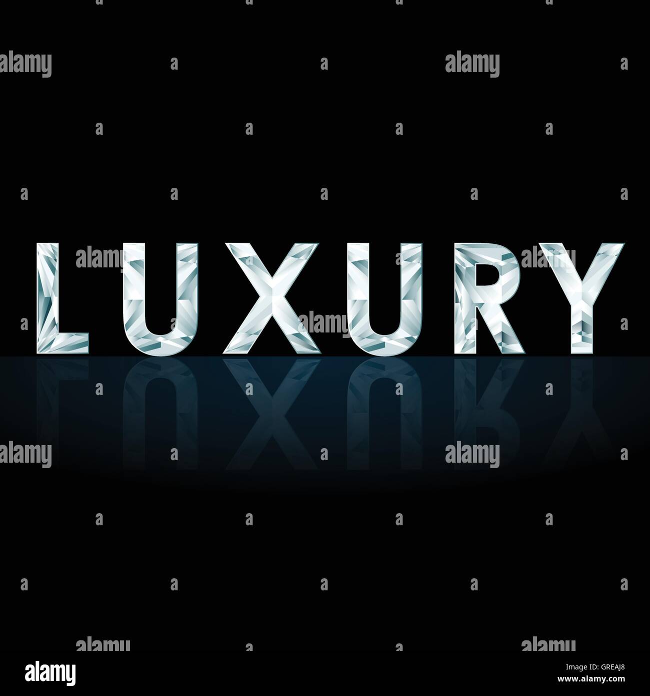 Diamond letter Stock Vector Images - Alamy