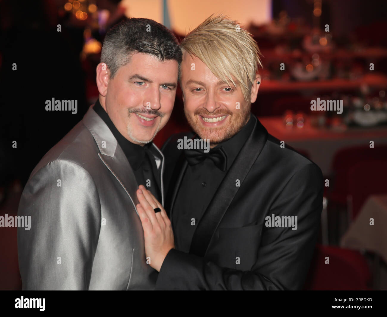 Opera Singer Paul Reeves With Husband Singer Ross Antony At Advent ...