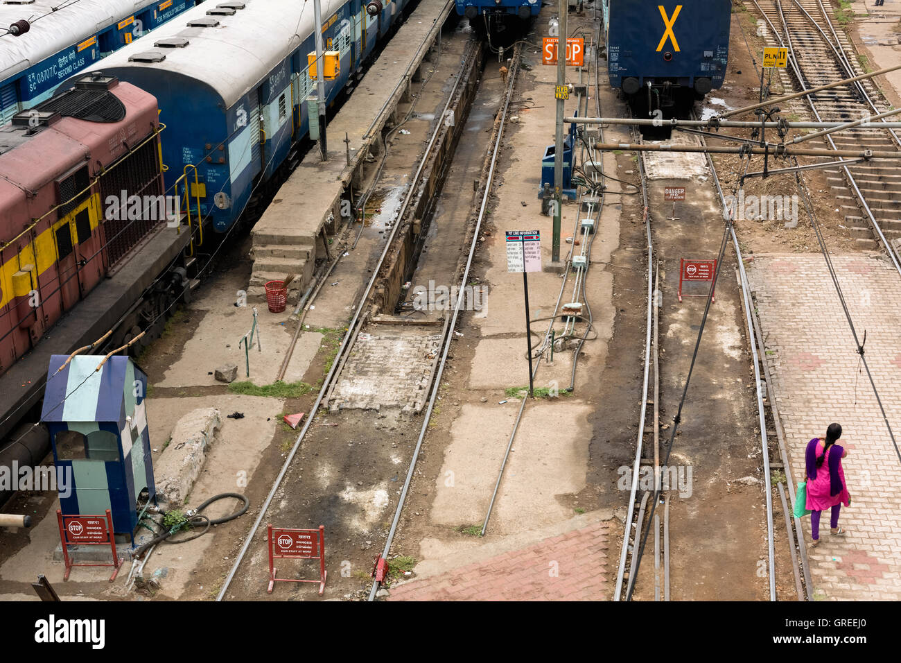 Nampally railway station hi-res stock photography and images - Alamy
