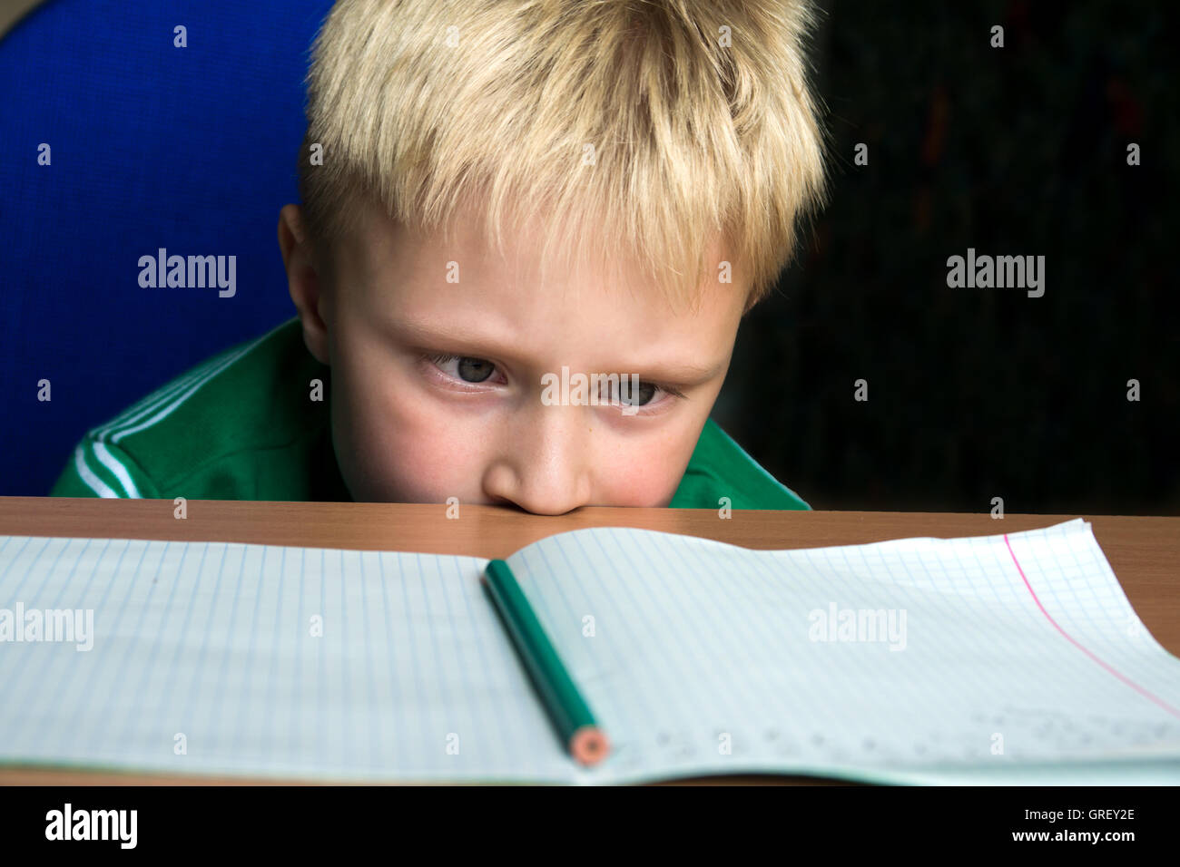 Math problem boy hi-res stock photography and images - Alamy