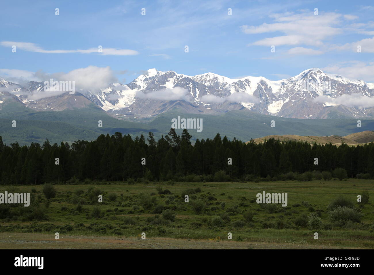Altai region Russia mountain landscapes Stock Photo - Alamy