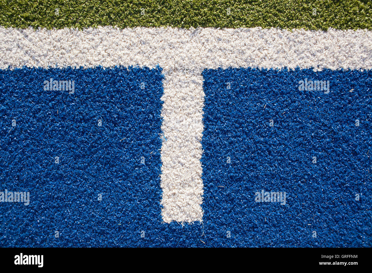 Sports astro synthetic pitch closeup lines textures detail Stock Photo ...