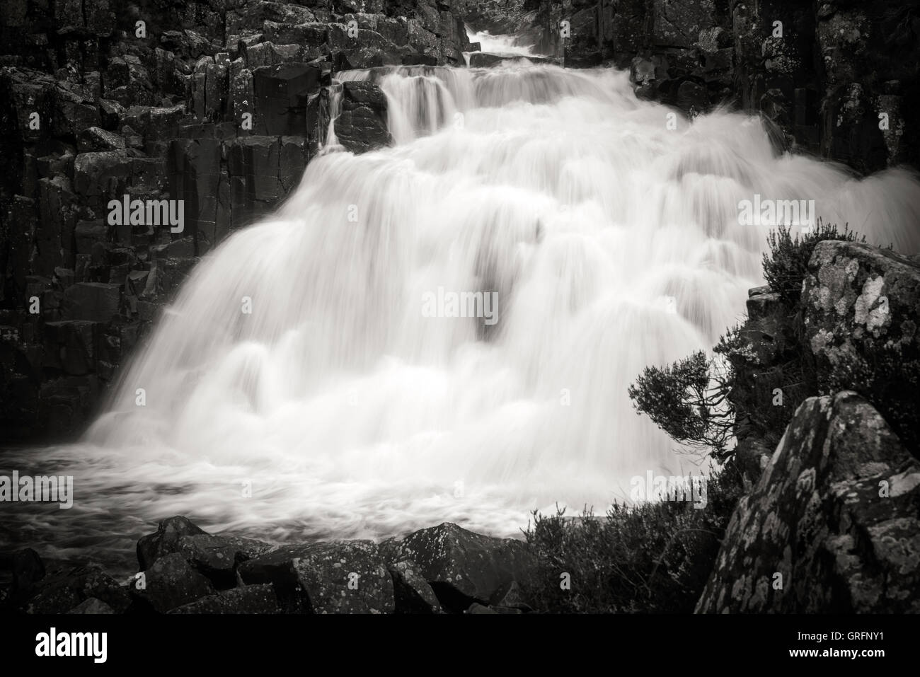Cauldron Snout Waterfall, County Durham Stock Photo - Alamy
