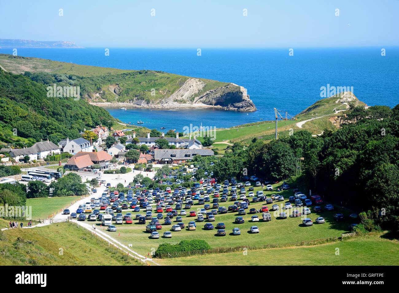 Lulworth village hi-res stock photography and images - Alamy