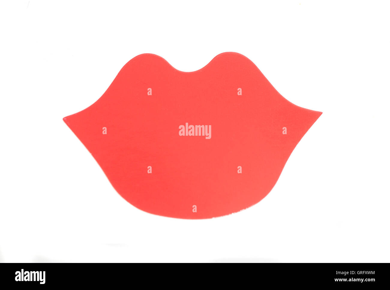 Lipstick kiss on paper hi-res stock photography and images - Alamy