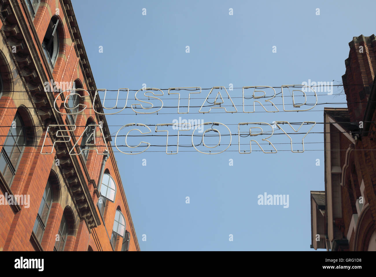 the old birds custard factory in digbeth birmingham Stock Photo - Alamy