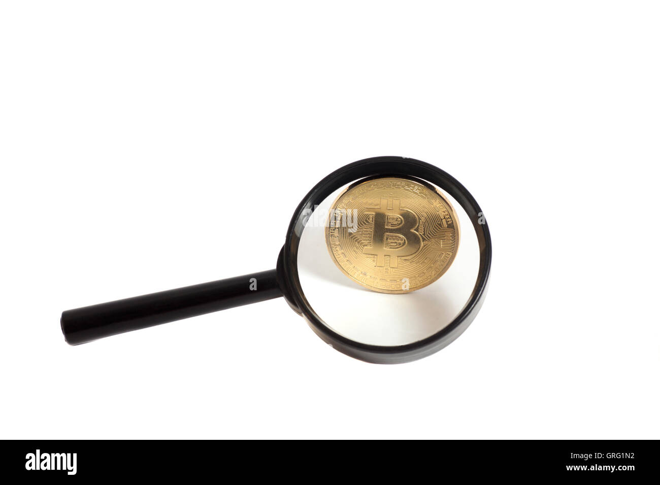 Golden magnifier hi-res stock photography and images - Alamy