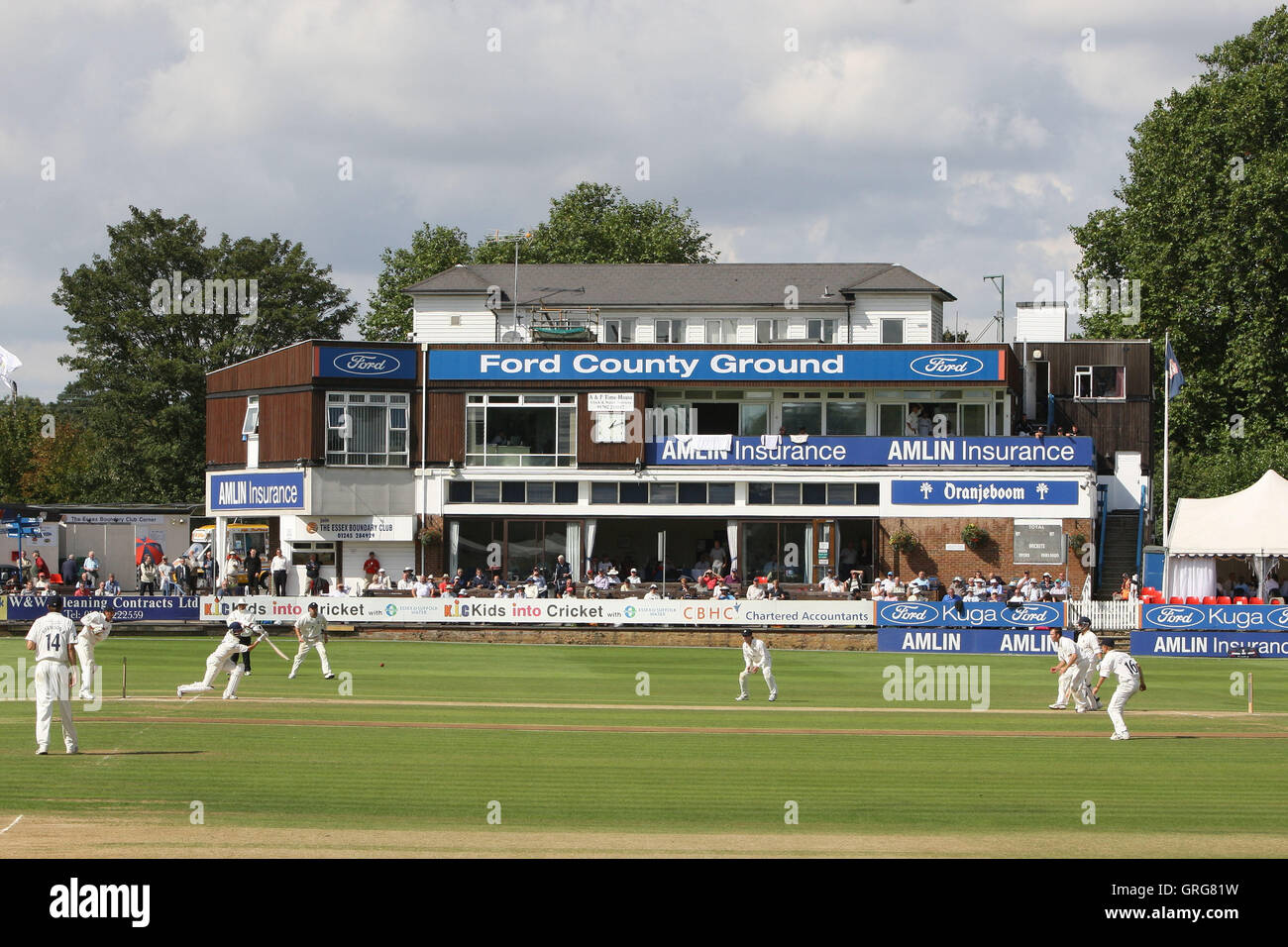 General view of the Pavilion at the Ford County Ground - Essex CCC vs ...