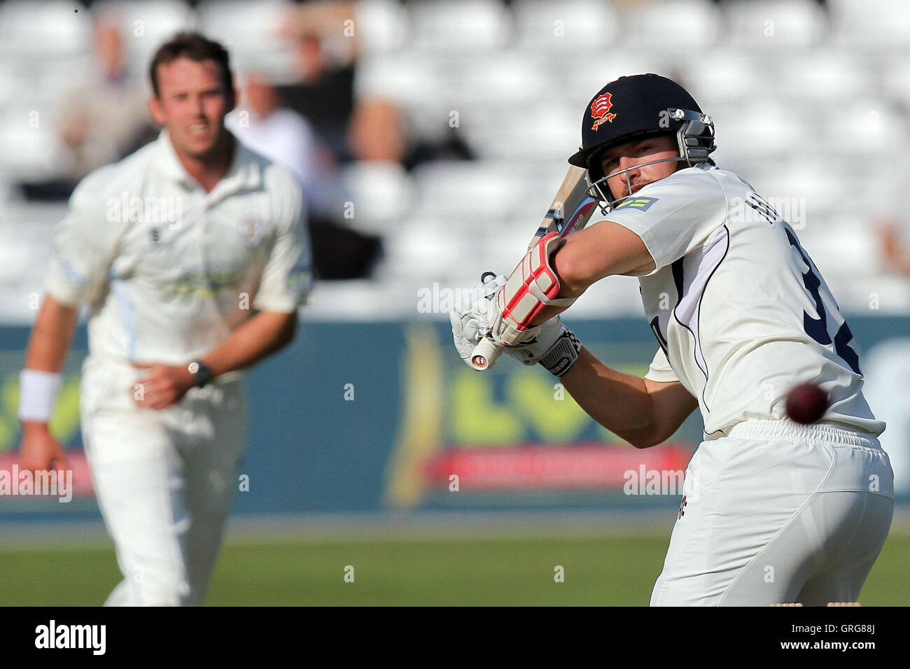 Jaik Mickleburgh of Essex lets a Tony Palladino delivery pass - Essex ...