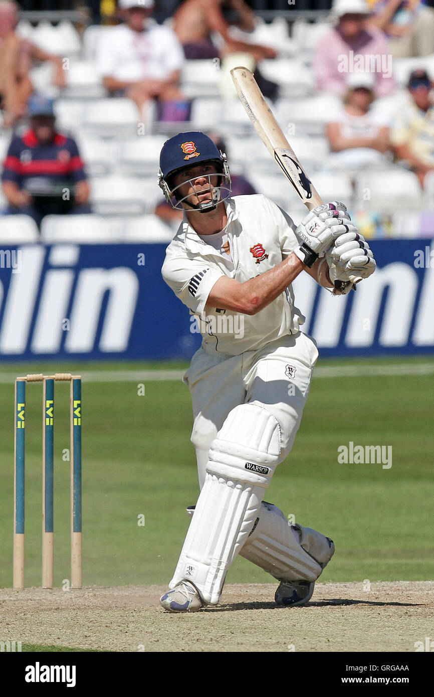 James Foster in batting action for Essex - Essex CCC vs ...