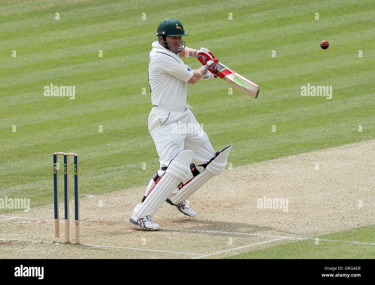 Ali Brown in batting action for Notts - Essex CCC vs Nottinghamshire ...