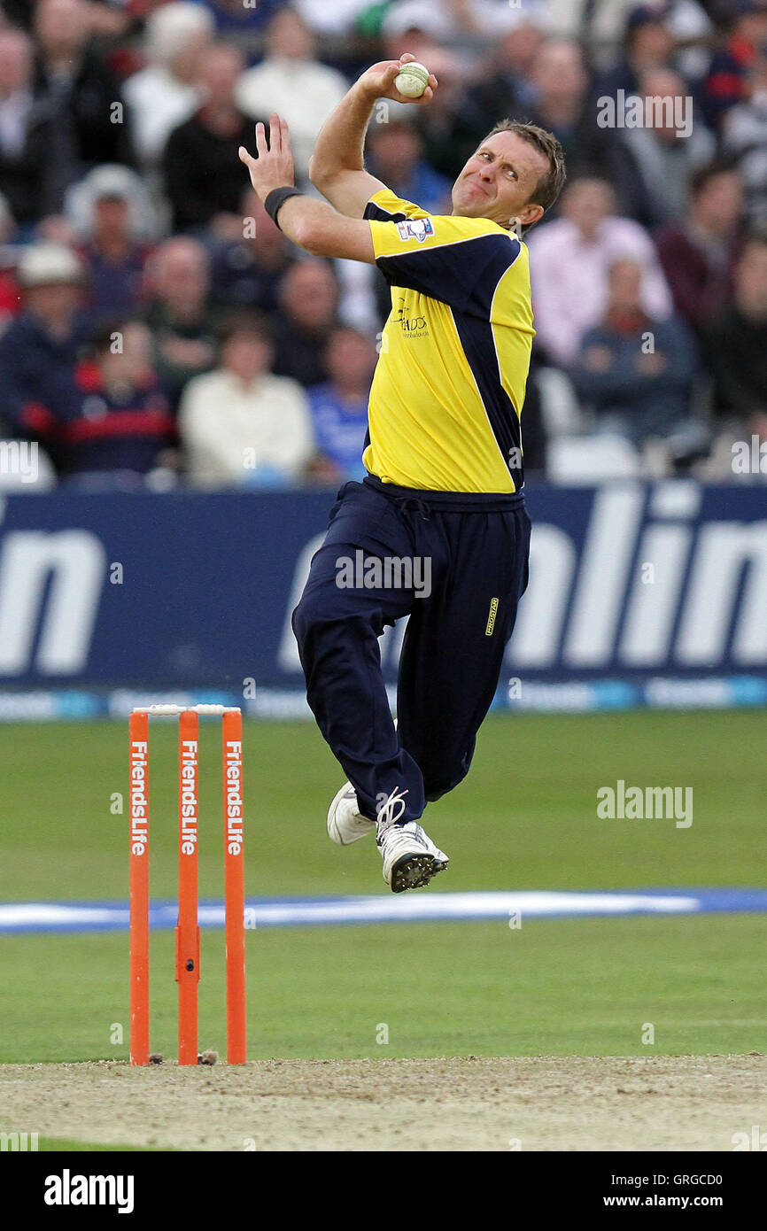 Dominic Cork of Hampshire - Essex Eagles vs Hampshire Royals - Friends ...