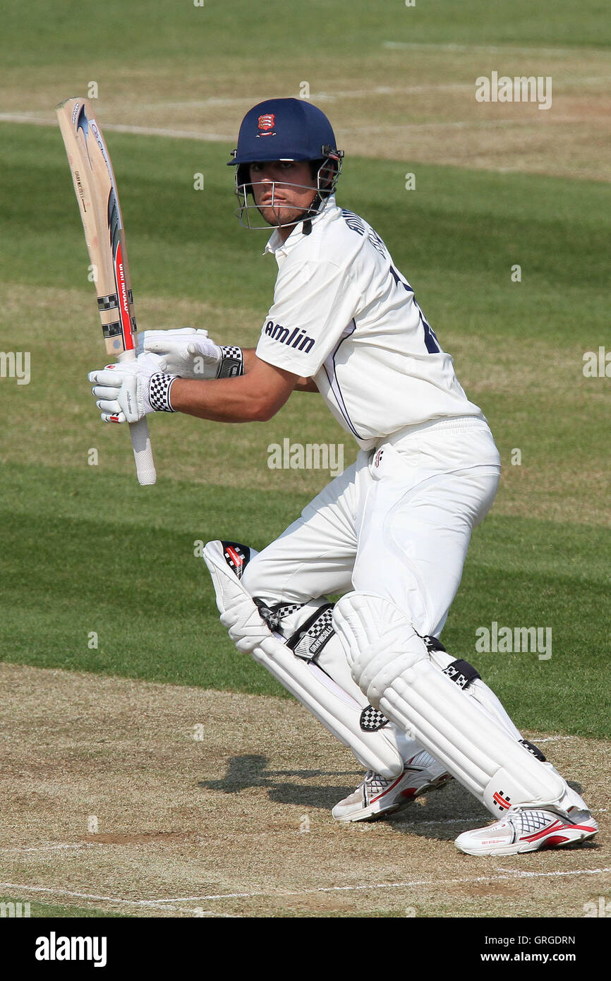 Alastair Cook in batting action for Essex - Northamptonshire CCC vs ...