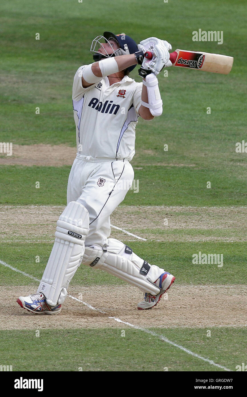 Graham Napier of Essex scores 16 sixes in his innings as he falls just ...