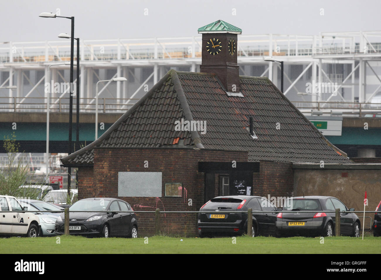 Time is up. The famous dressing room block at East Marsh, Hackney ...
