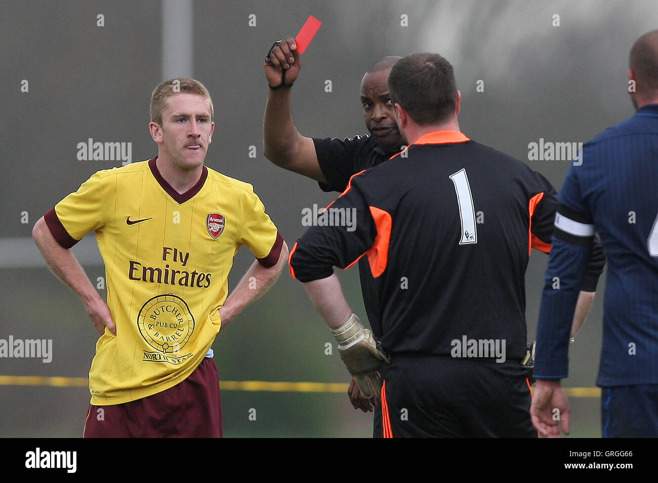 Player sent off hi-res stock photography and images - Alamy