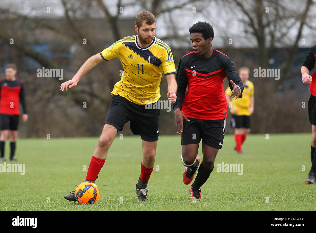 Delta Athletic (red/black) vs Top Red, Hackney & Leyton Sunday League ...