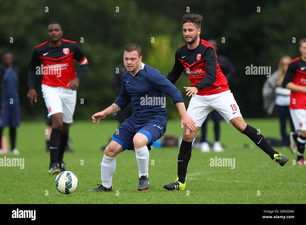 Highfield (red/black) vs Mile End, Hackney & Leyton Sunday League ...