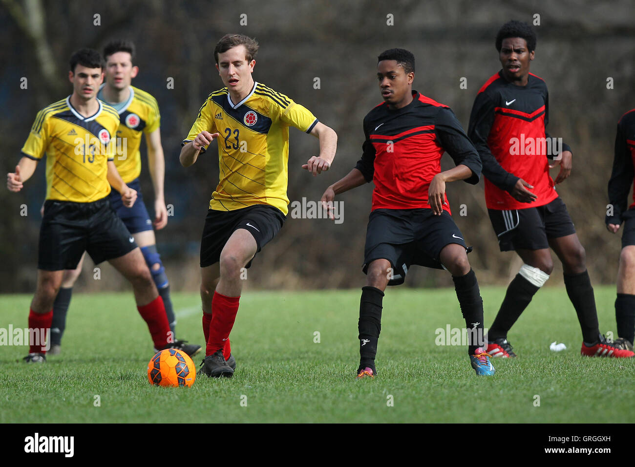 Delta Athletic (red/black) vs Top Red, Hackney & Leyton Sunday League ...