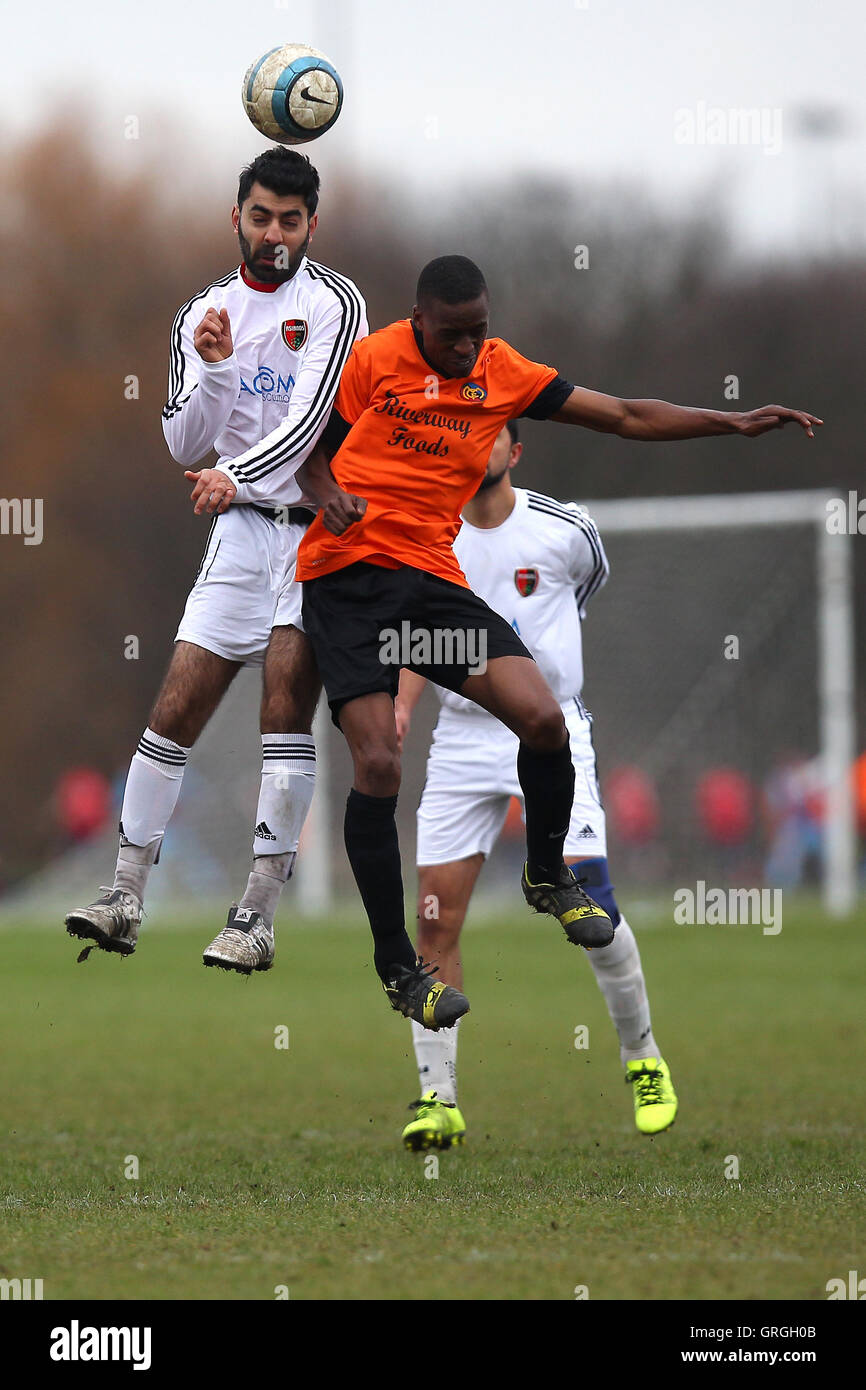 Mustard (orange) vs Asianos, London FA Sunday Trophy Football at ...