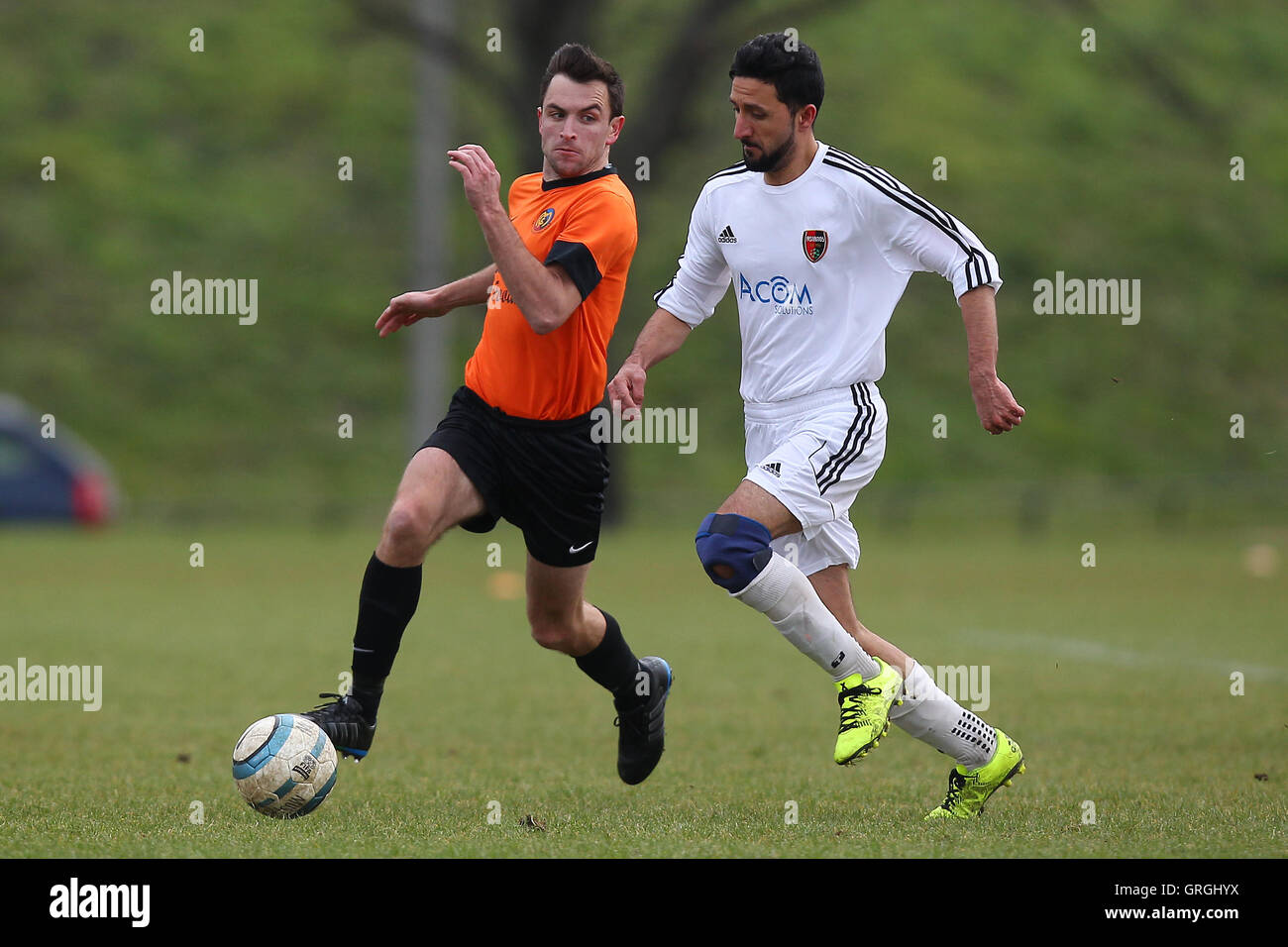 Mustard (orange) vs Asianos, London FA Sunday Trophy Football at ...