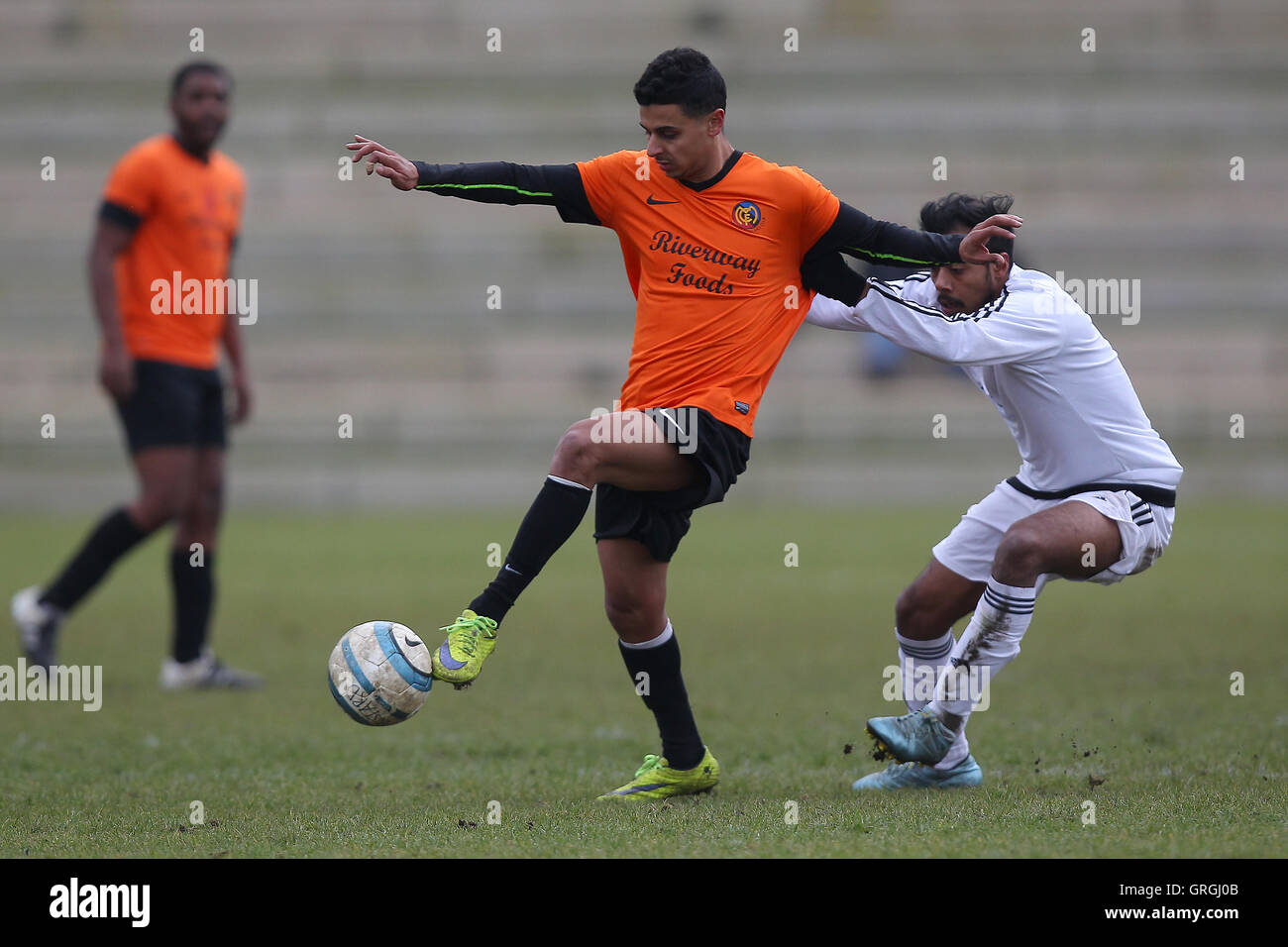 Mustard (orange) vs Asianos, London FA Sunday Trophy Football at ...