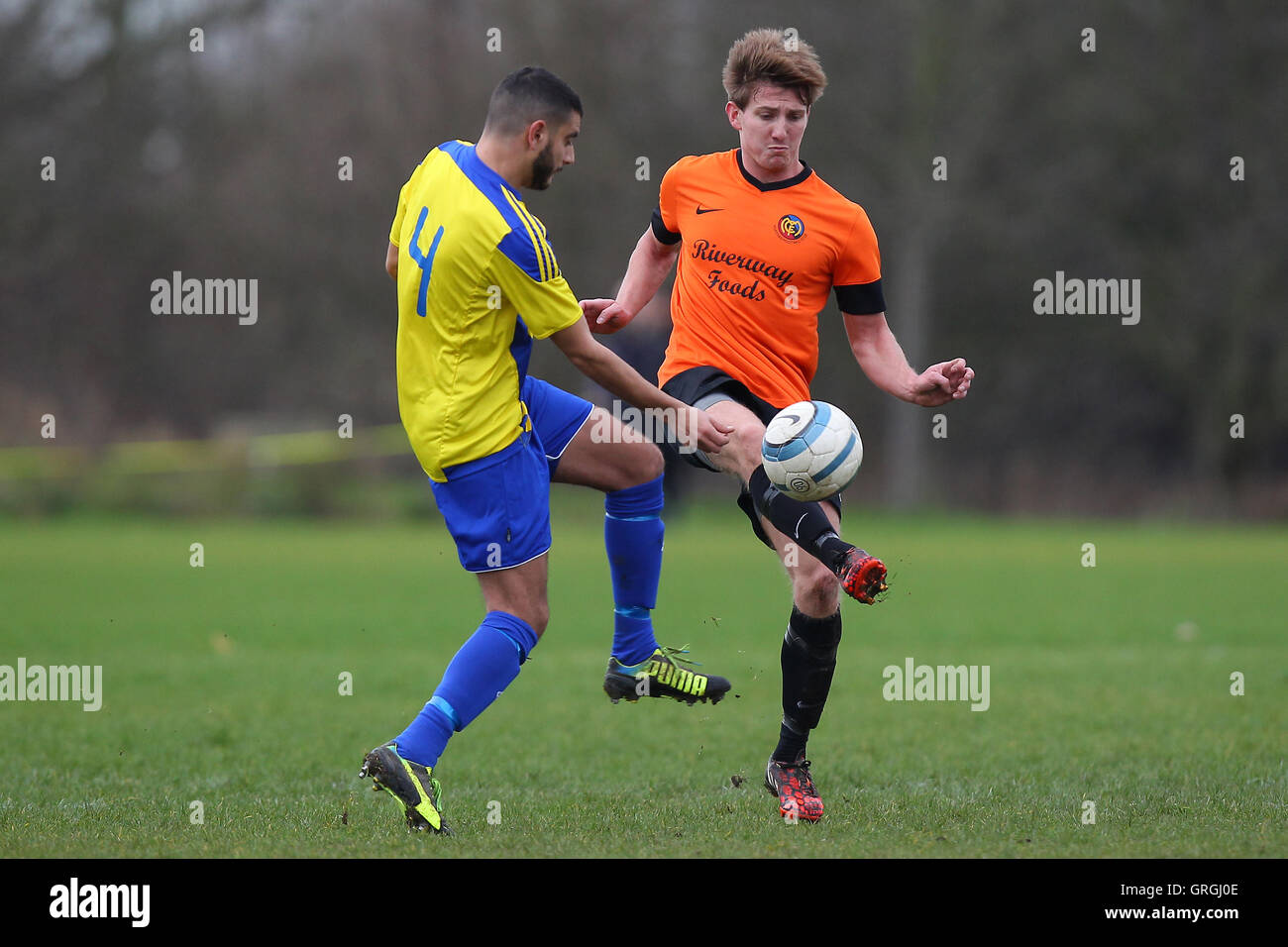 Mustard (orange) vs Apoel, London FA Sunday Trophy Quarter-Final ...