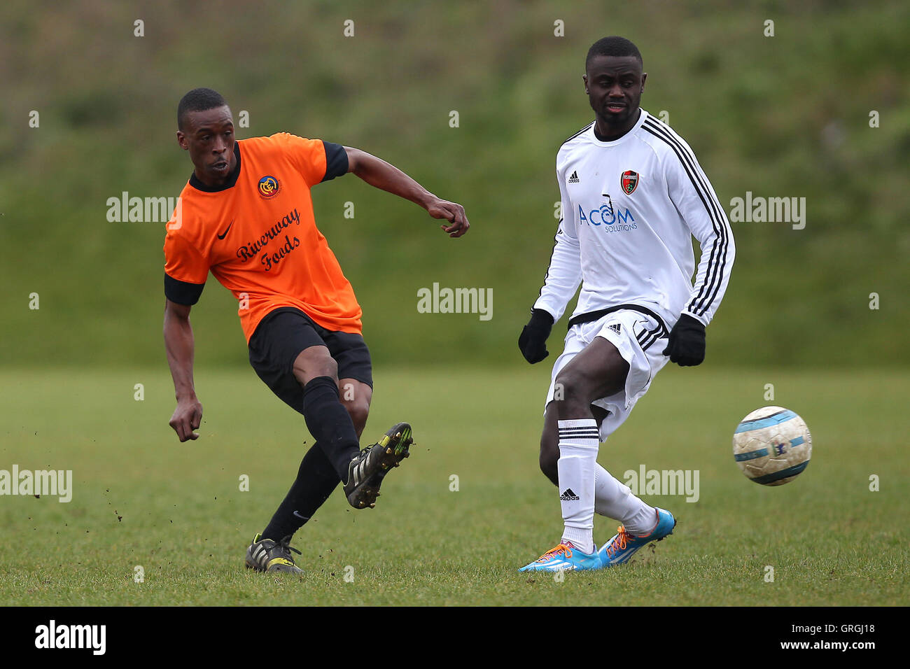 Mustard (orange) vs Asianos, London FA Sunday Trophy Football at ...