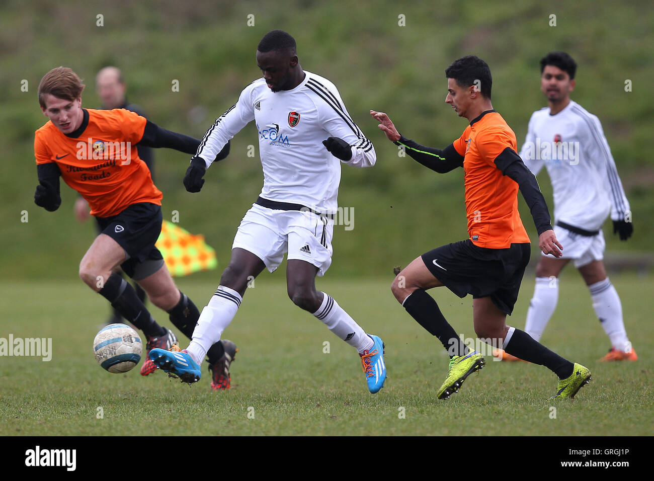Mustard (orange) vs Asianos, London FA Sunday Trophy Football at ...