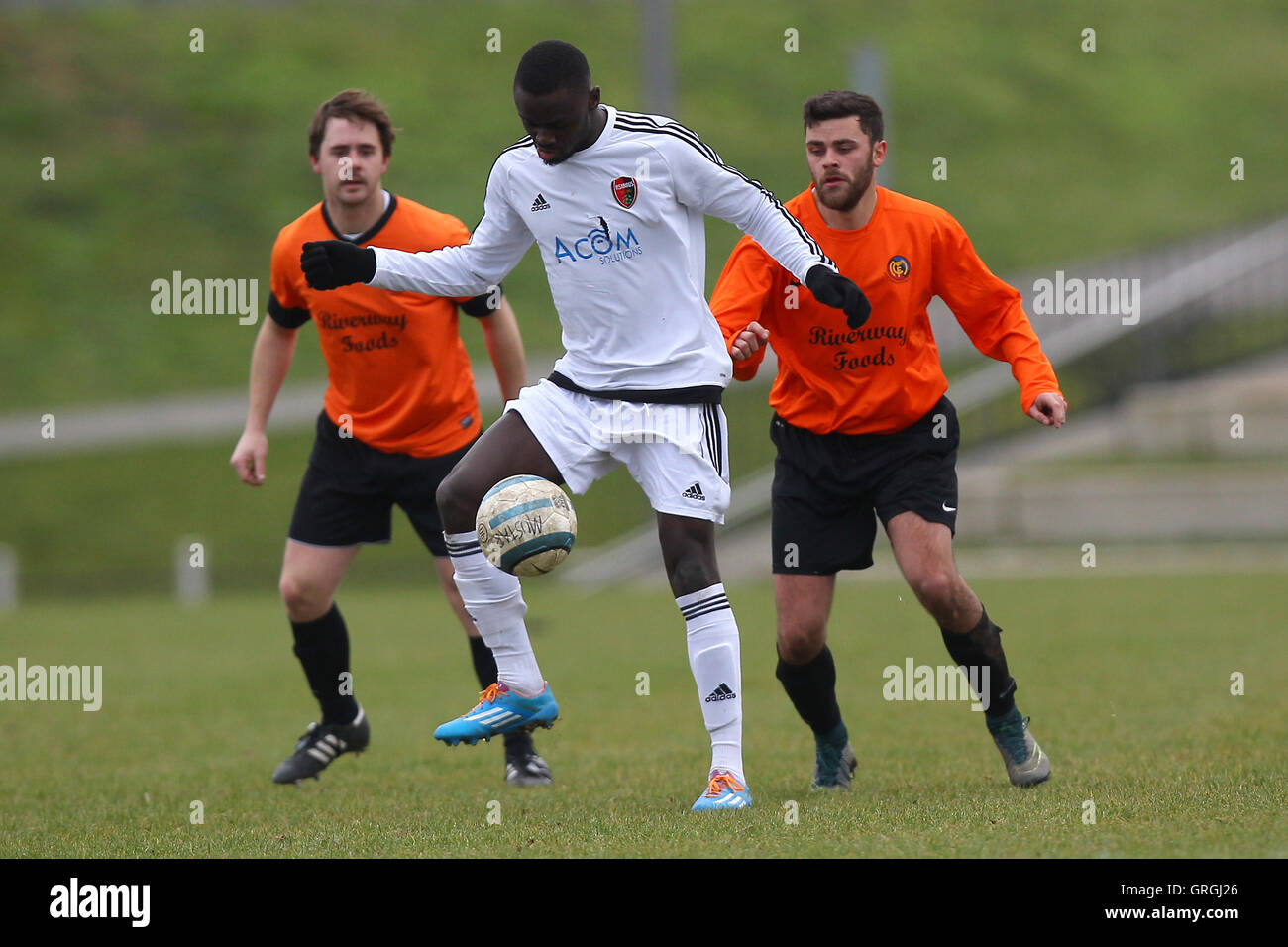 Mustard (orange) vs Asianos, London FA Sunday Trophy Football at ...