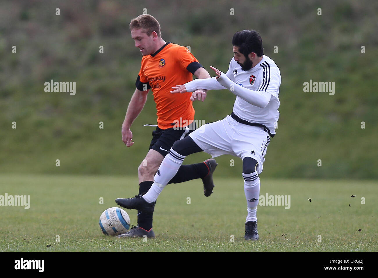 Mustard (orange) vs Asianos, London FA Sunday Trophy Football at ...