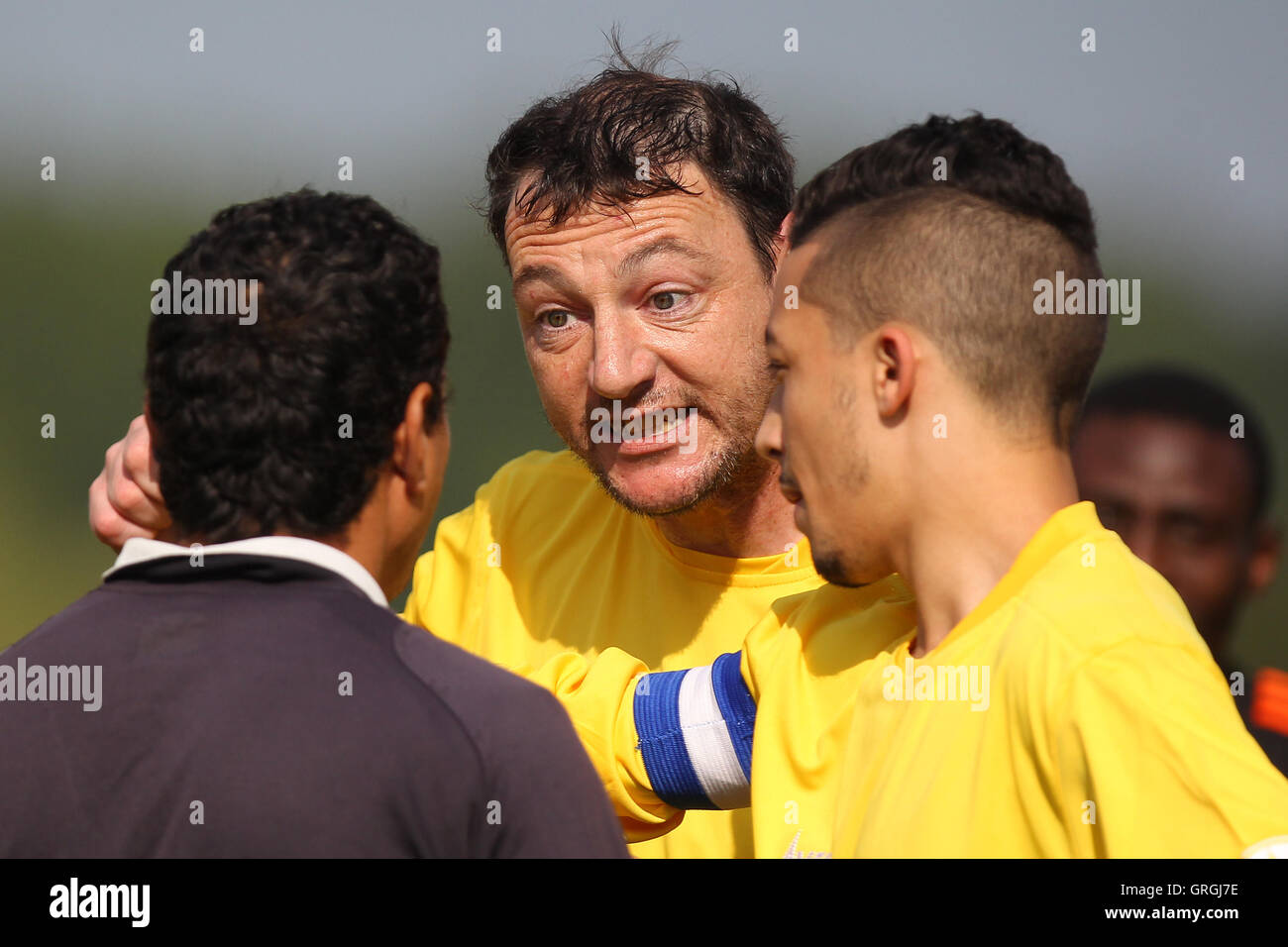 Jay Cubed (yellow) vs Tommy Flynn, Hackney & Leyton Sunday League ...