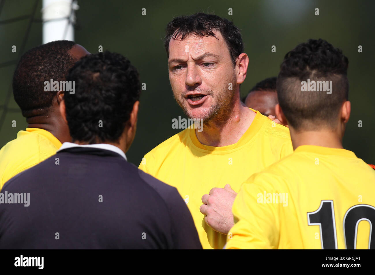 Jay Cubed (yellow) vs Tommy Flynn, Hackney & Leyton Sunday League ...
