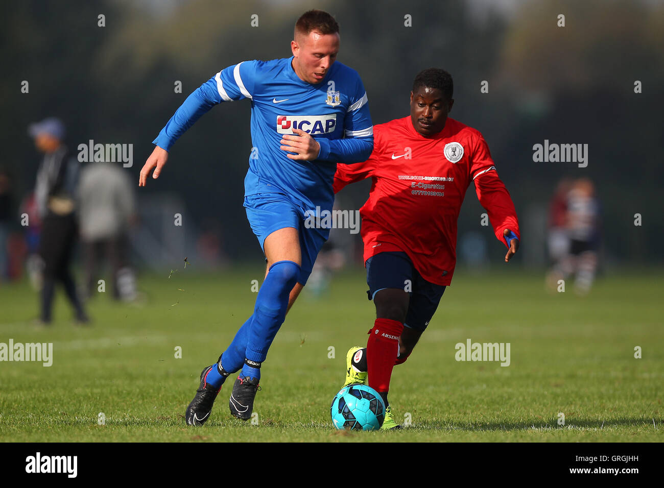 Gladstone Wanderers (blue) vs Wenlock Arms, Hackney & Leyton Sunday ...