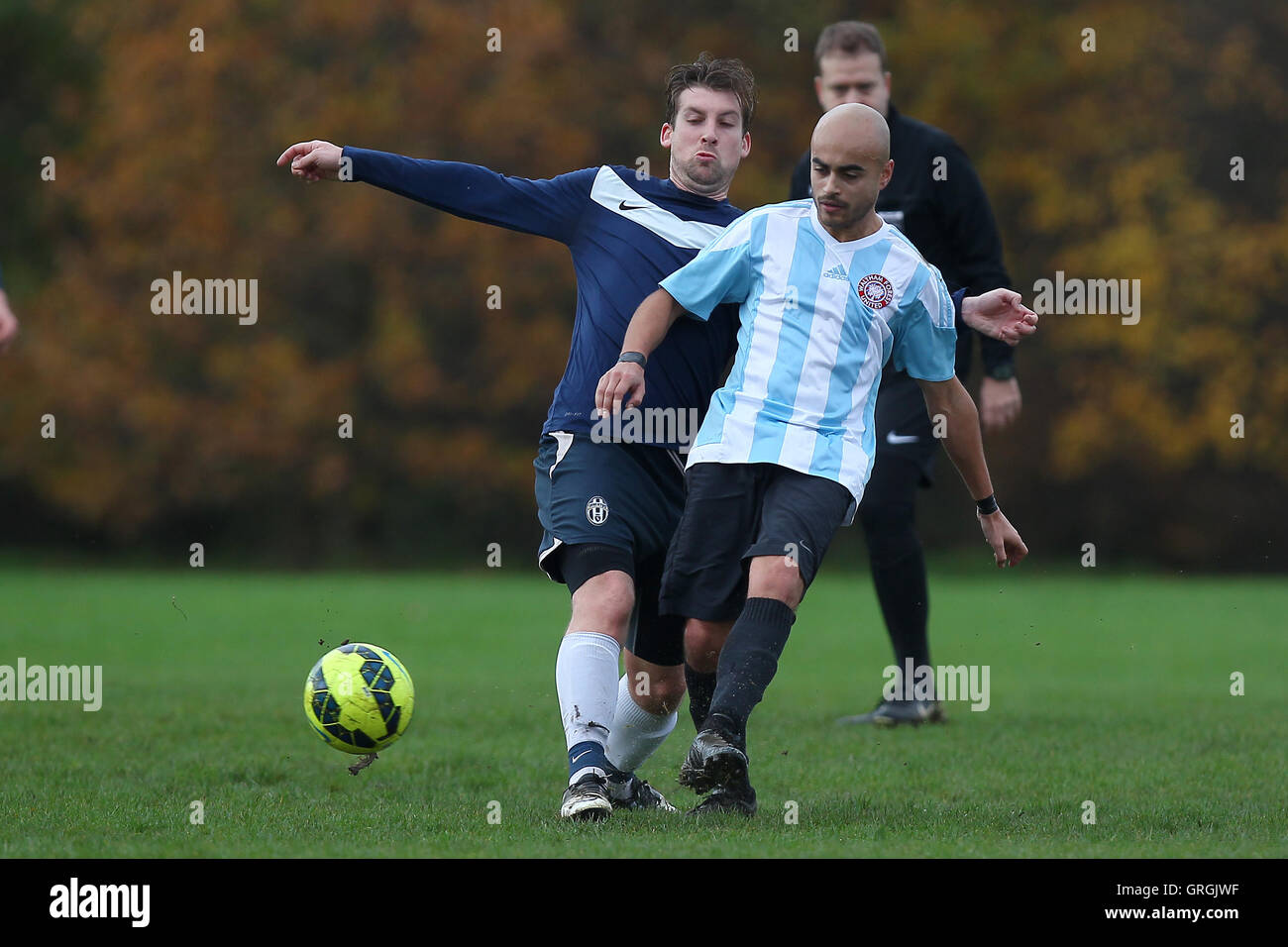 Waltham Forest United (light blue/white) vs Bocca Albion - Hackney ...