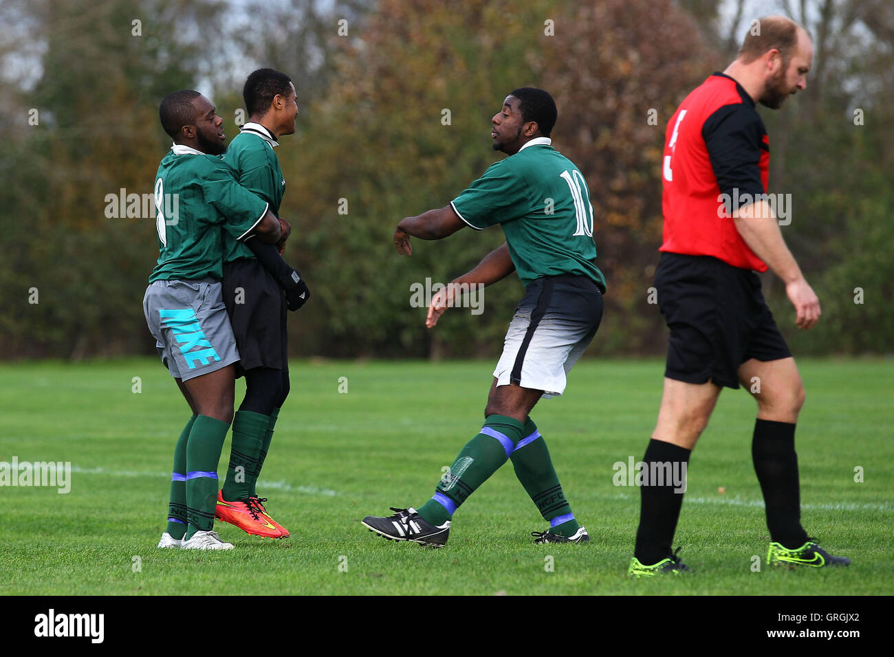 FC Stepney (red/black) vs Football Club 22, Hackney & Leyton Sunday ...