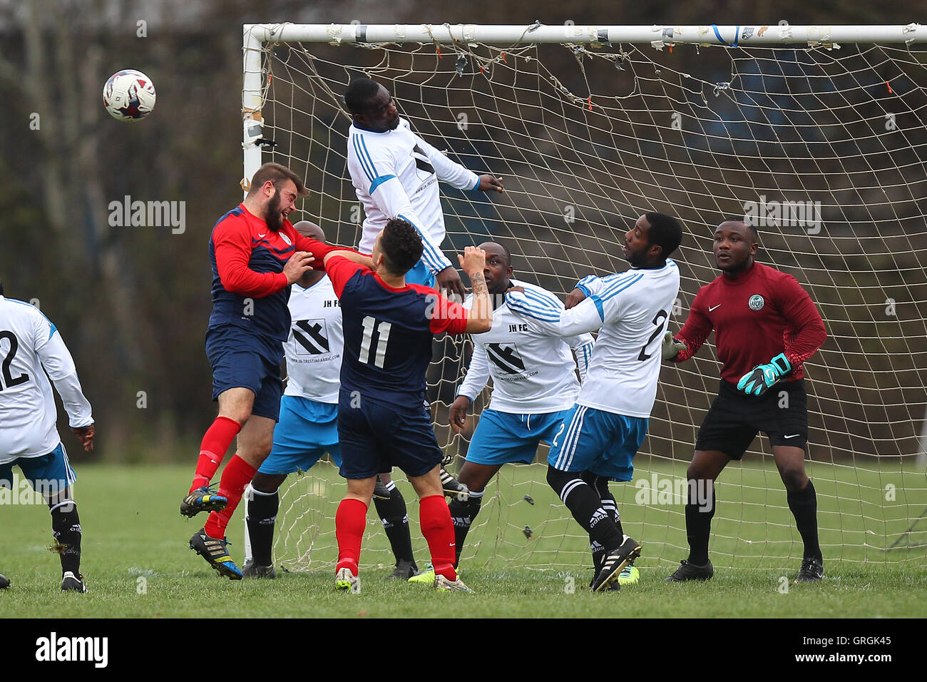 Shakespeare (red/blue) vs Young London Meteors, Hackney & Leyton Sunday ...