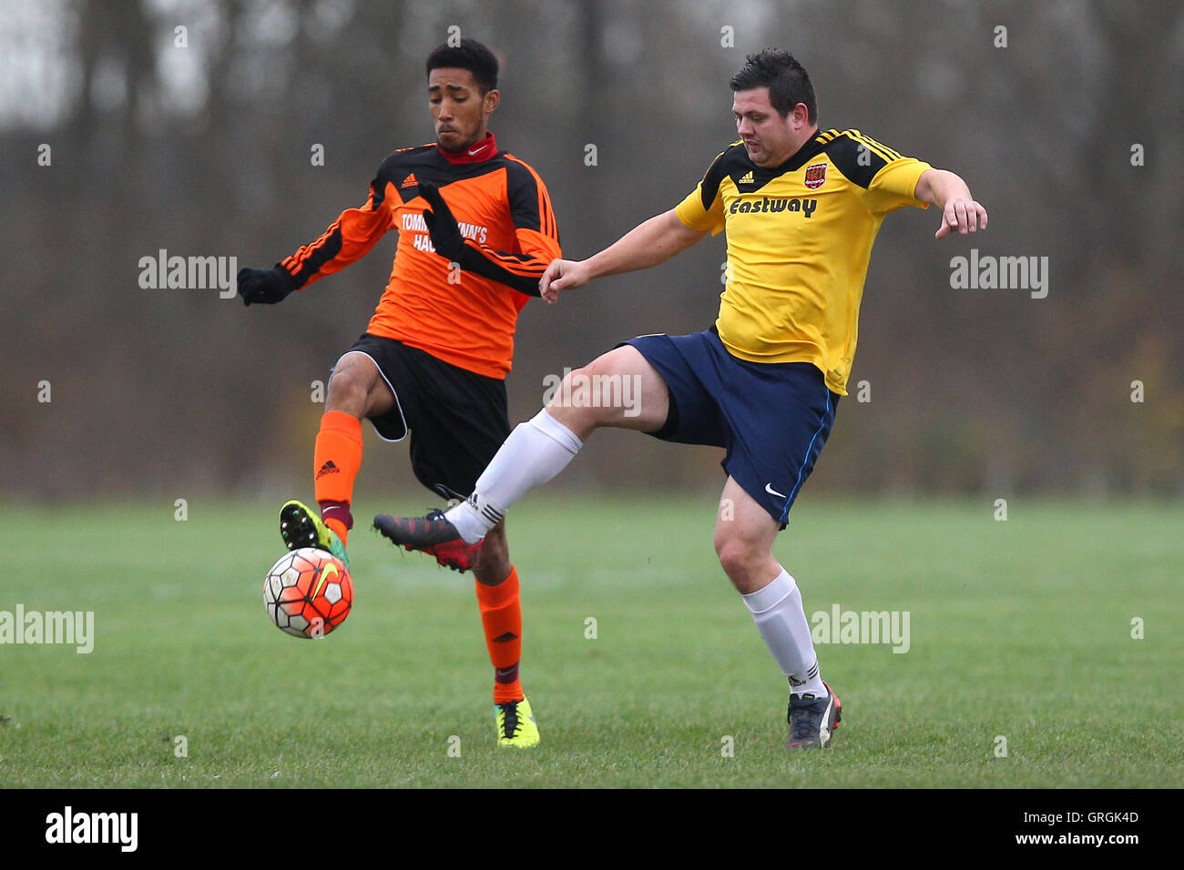 Tommy Flynn's (orange) vs Eastway Olympia, Hackney & Leyton Sunday ...