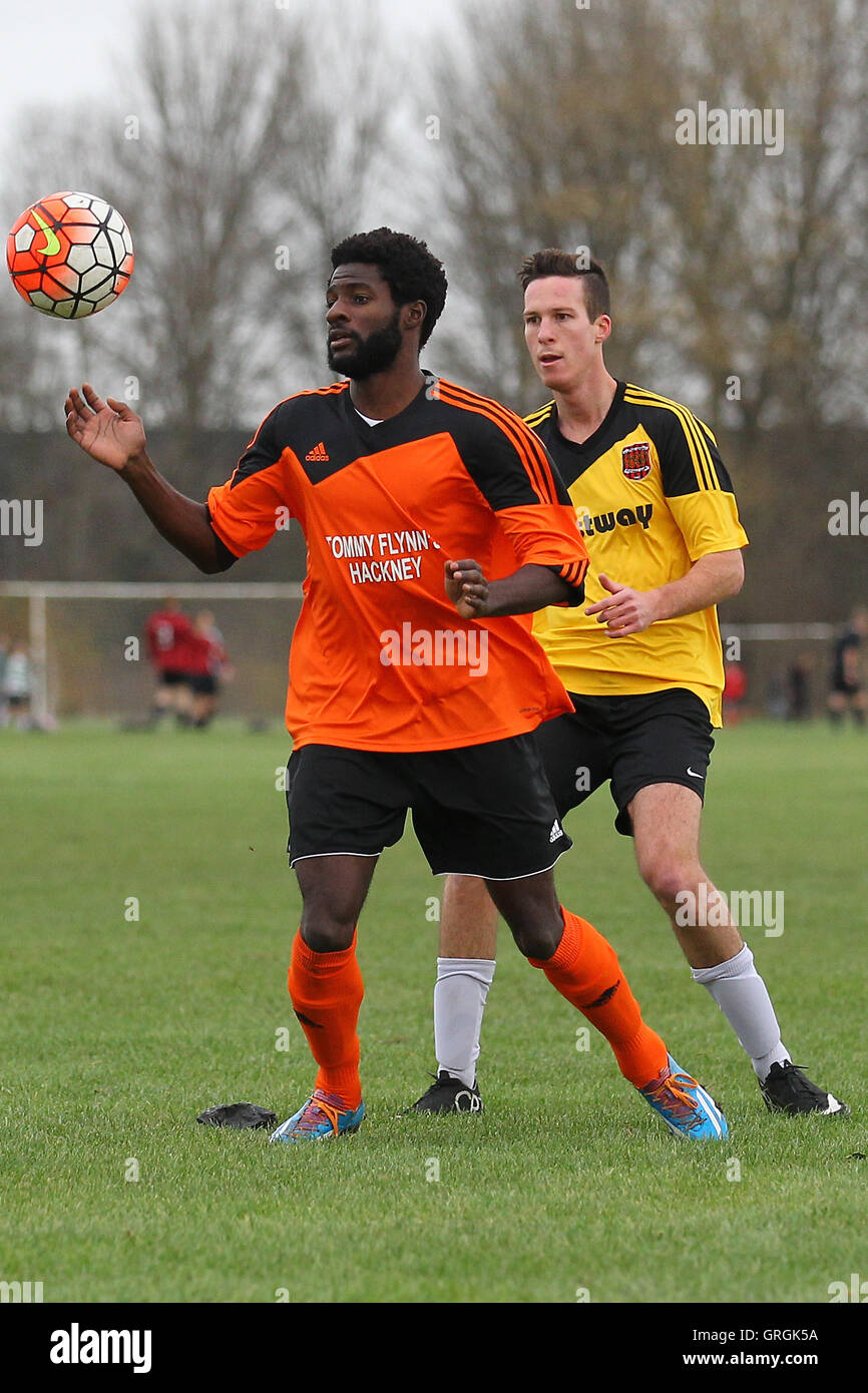 Tommy Flynn's (orange) vs Eastway Olympia, Hackney & Leyton Sunday ...