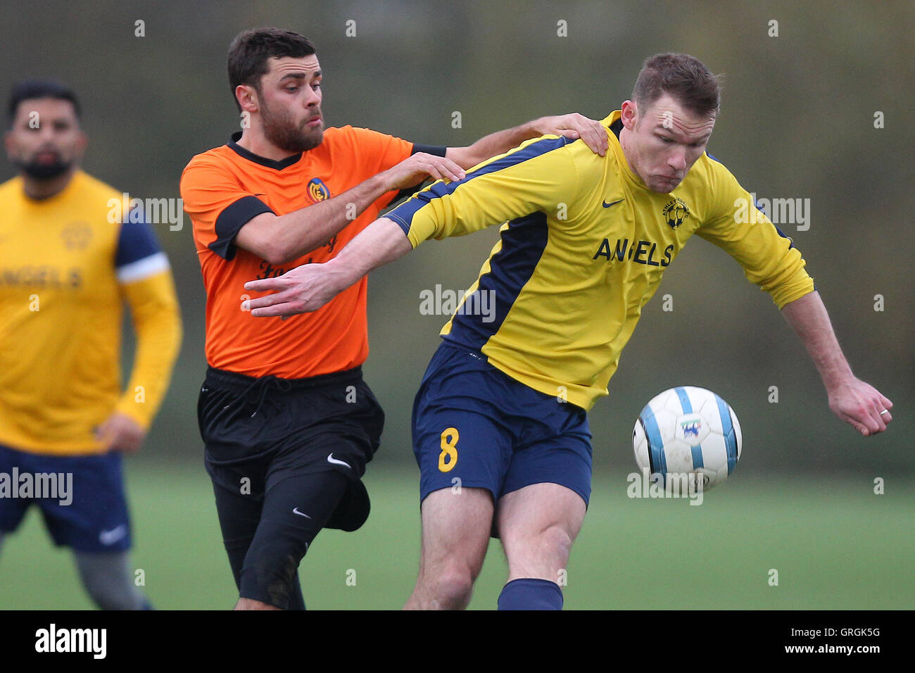 Athletico Angels (yellow) vs Mustard, Hackney & Leyton Sunday League ...