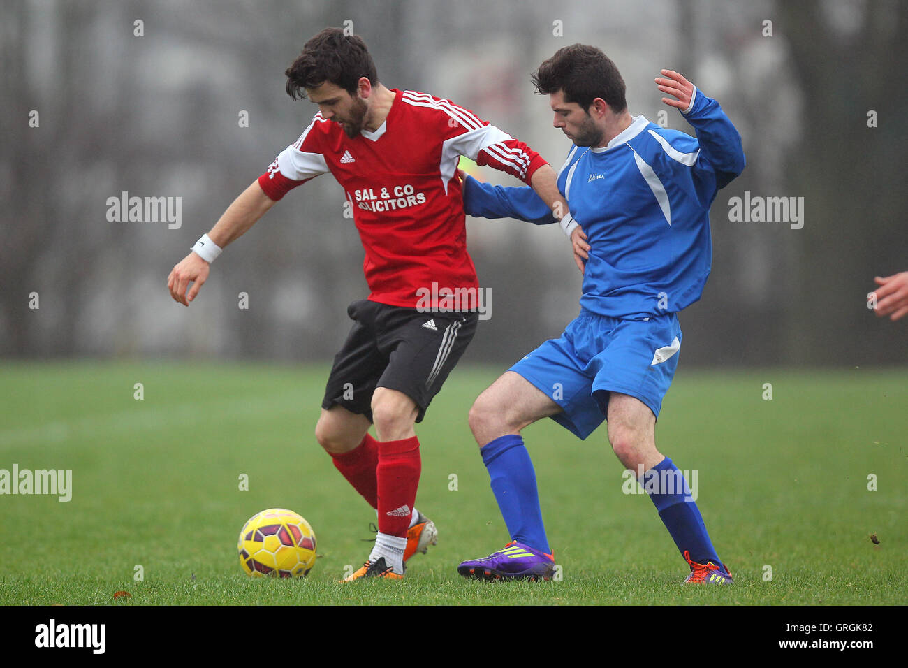 Dynamics (red) vs Riviera, Hackney & Leyton Sunday League Albert ...