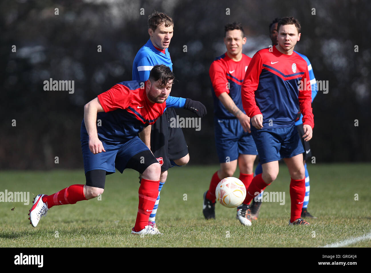 Highfield (blue) vs Shakespeare, Hackney & Leyton Sunday League Albert ...